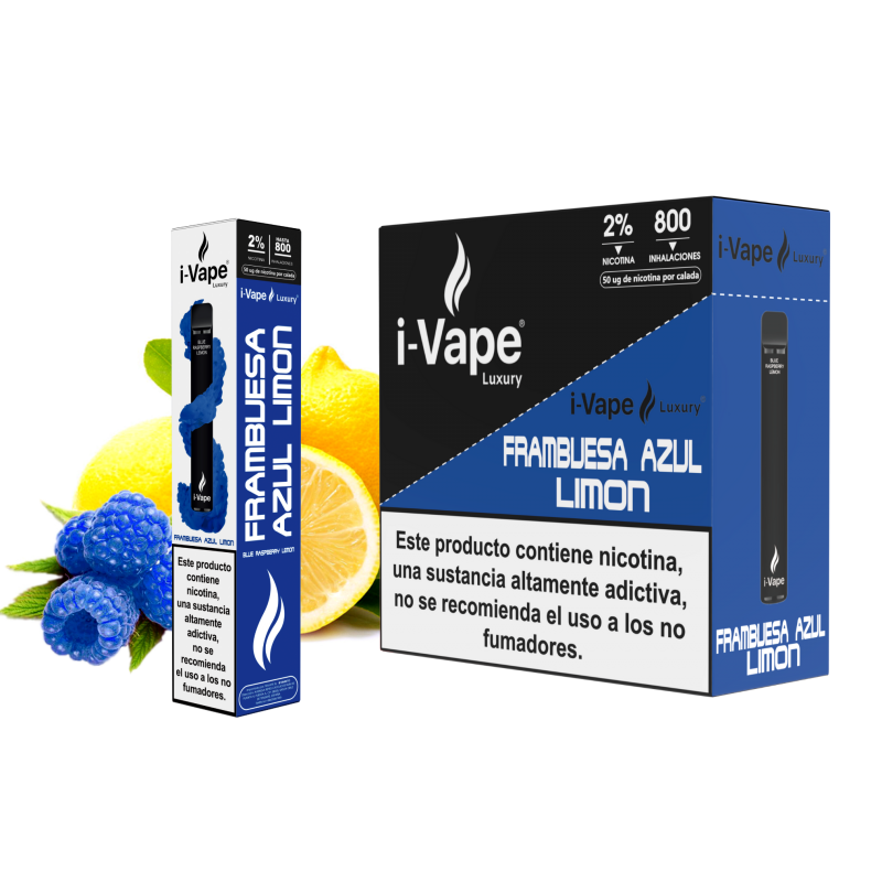 i-Vape Blue Raspberry Lemon 800 puff